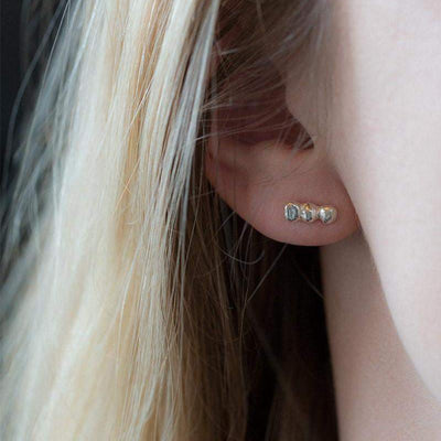 Nugget Bar Stud Earrings – Burnish